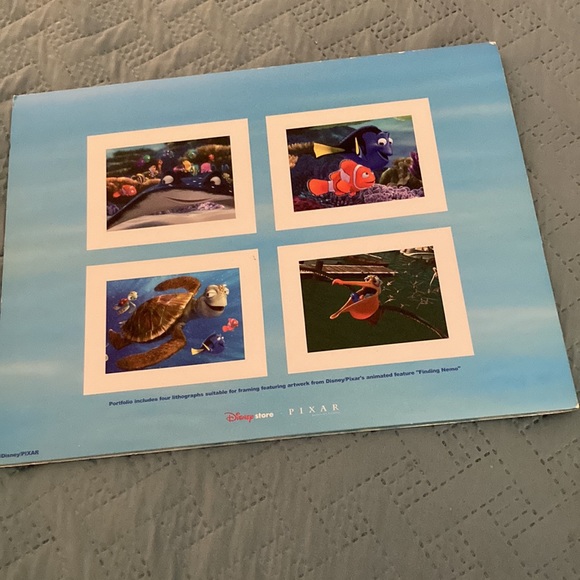 Disney | Wall Decor | Disneys Finding Nemo Lithograph Set | Poshmark